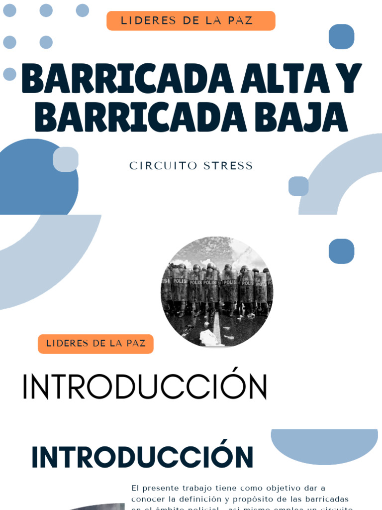 Barricada Alta y Baja | PDF | Policía