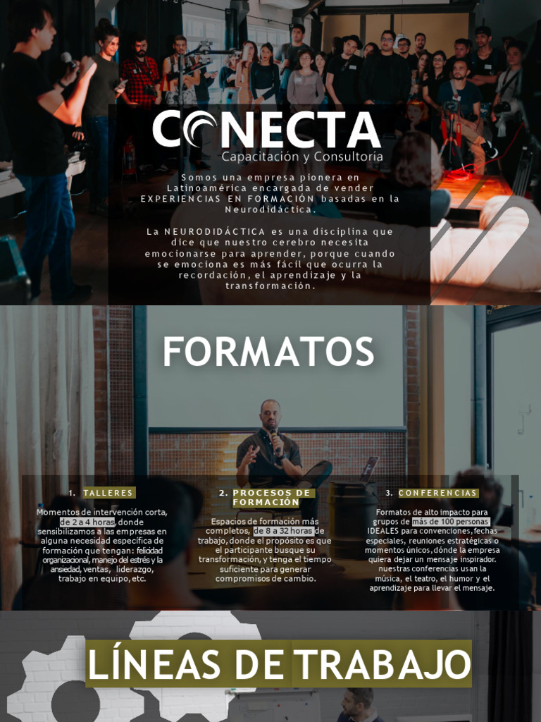 Portafolio de Servicios Formación y Capacitación Conecta | PDF