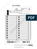 IELTS Listening and Reading Answer Sheet | PDF | International English ...
