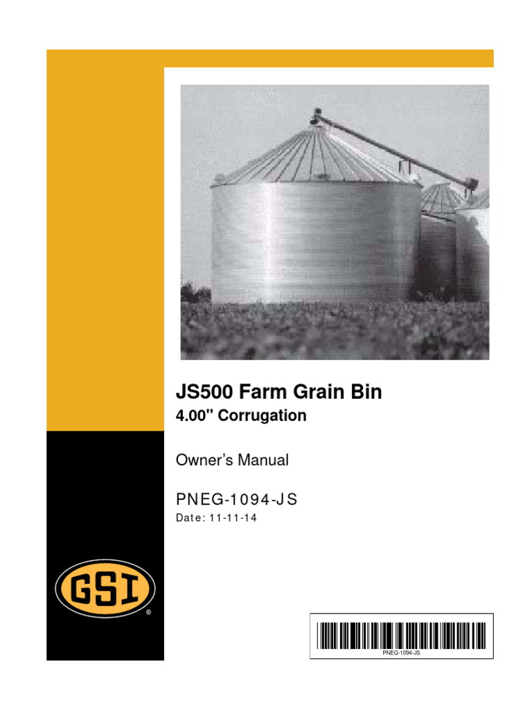 Manual Silo Csi | PDF | Safety | Foundation (Engineering)