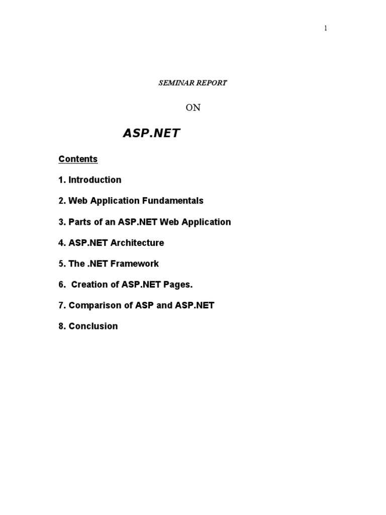 An In-Depth Look at ASP.NET: Fundamentals, Architecture, Web Forms, and More | PDF | Dynamic Web ...