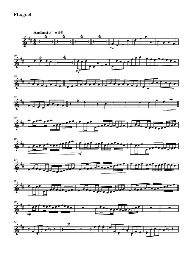 Pachelbels Canon-FLuguel | PDF