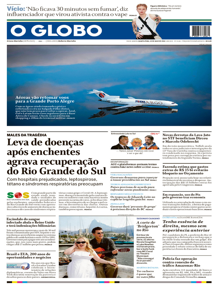 O Globo 220524 | PDF | Brasil