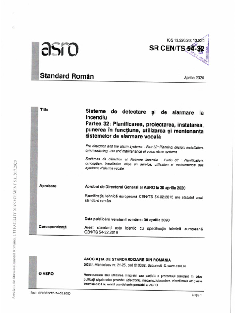 SR CEN-TS 54-32_Aprilie2020 | PDF