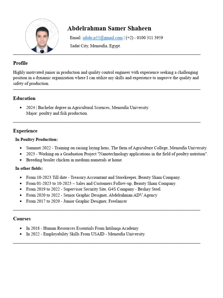 نموذج سيرة ذاتية بالصورة | PDF | Computing | Software