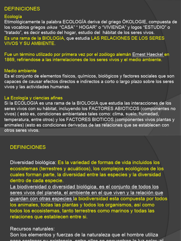UNIDAD 1 CONCEPTOS BASICOS | PDF | Ecología | Entorno natural UNIDAD 1 CONCEPTOS BASICOS | PDF | Ecología | Entorno natural