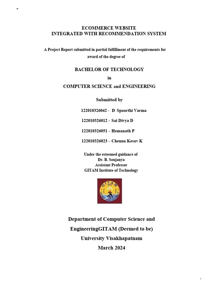 Project Documentation Batch 10 New Download Free Pdf World Wide