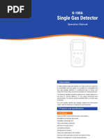 MX4 Gas Detector Operation Manual | PDF | Rechargeable Battery ...