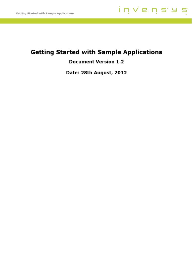 Getting Started With Sample Applications | Download Free PDF | Ios ... Getting Started With Sample Applications | Download Free PDF | Ios ...