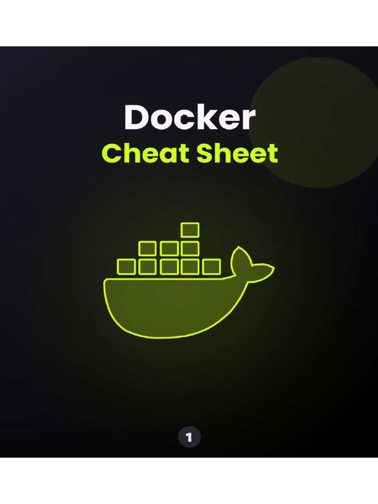 Docker Cheat Sheet | PDF