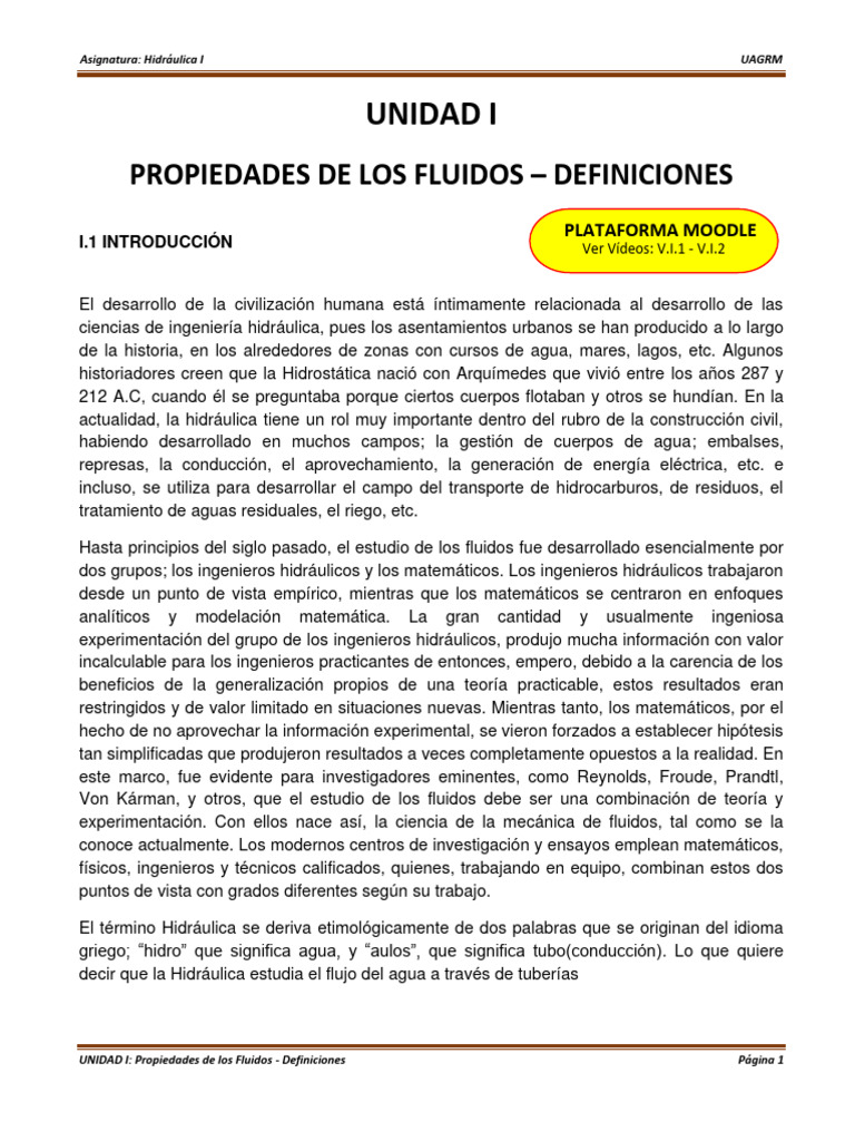 Propiedades de Los Fluidos - Definiciones | PDF | Viscosidad | Líquidos
