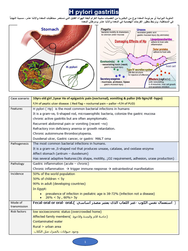 Approach To H Pylori | PDF