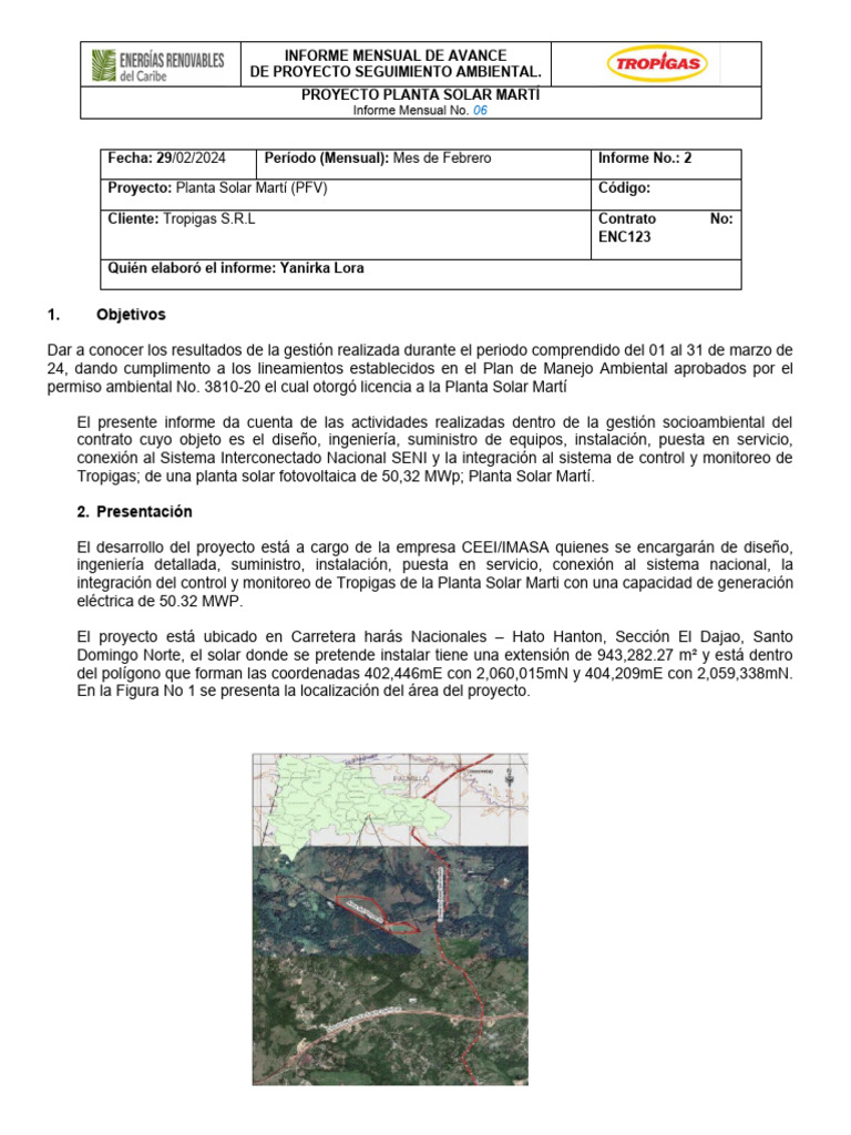 Informe - Mensual - Ambiental | Descargar gratis PDF | Residuos | Agua