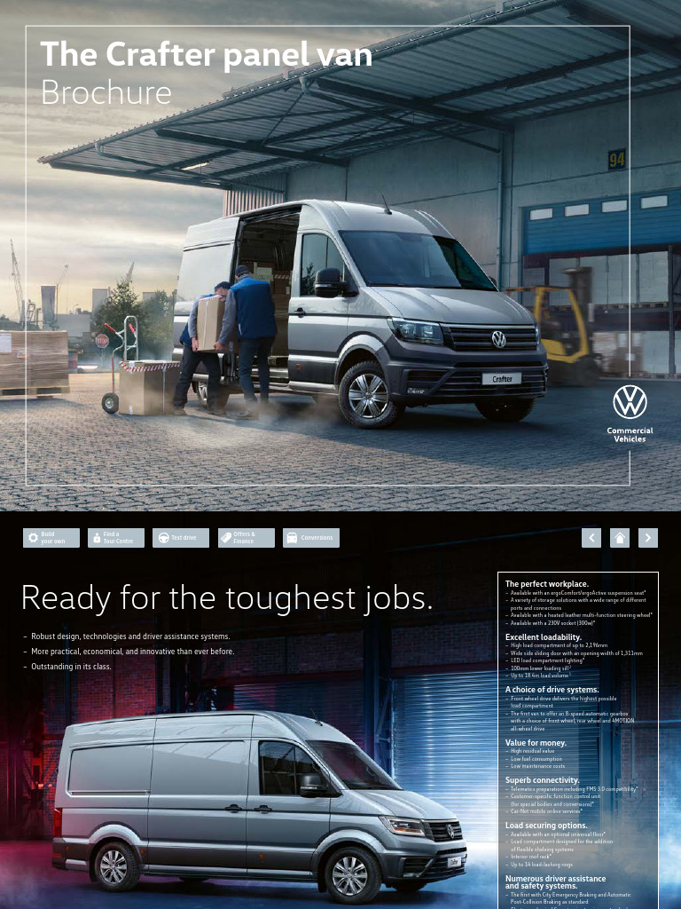 Crafter Panel Van-Brochure | PDF | Anti Lock Braking System ...
