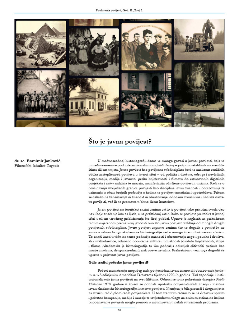 Poucavanje - Povijesti - 004 - Što Je Javna Povijest | PDF