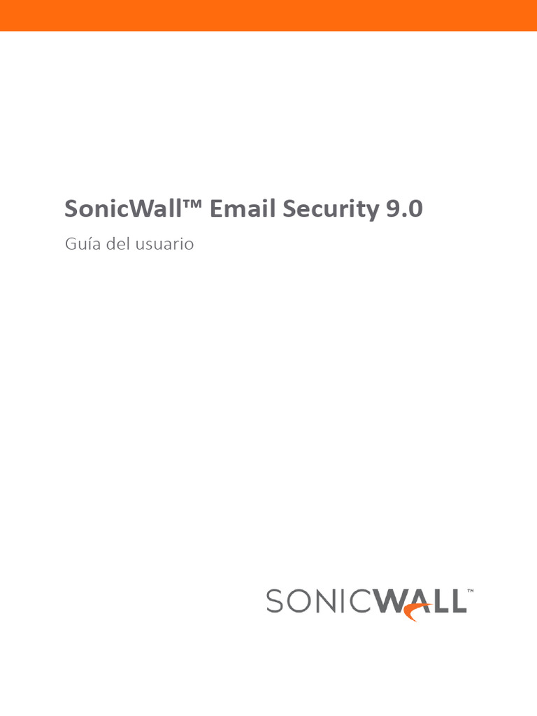 Email Security 9 0 User Guide Es | PDF | Spamming | Informática