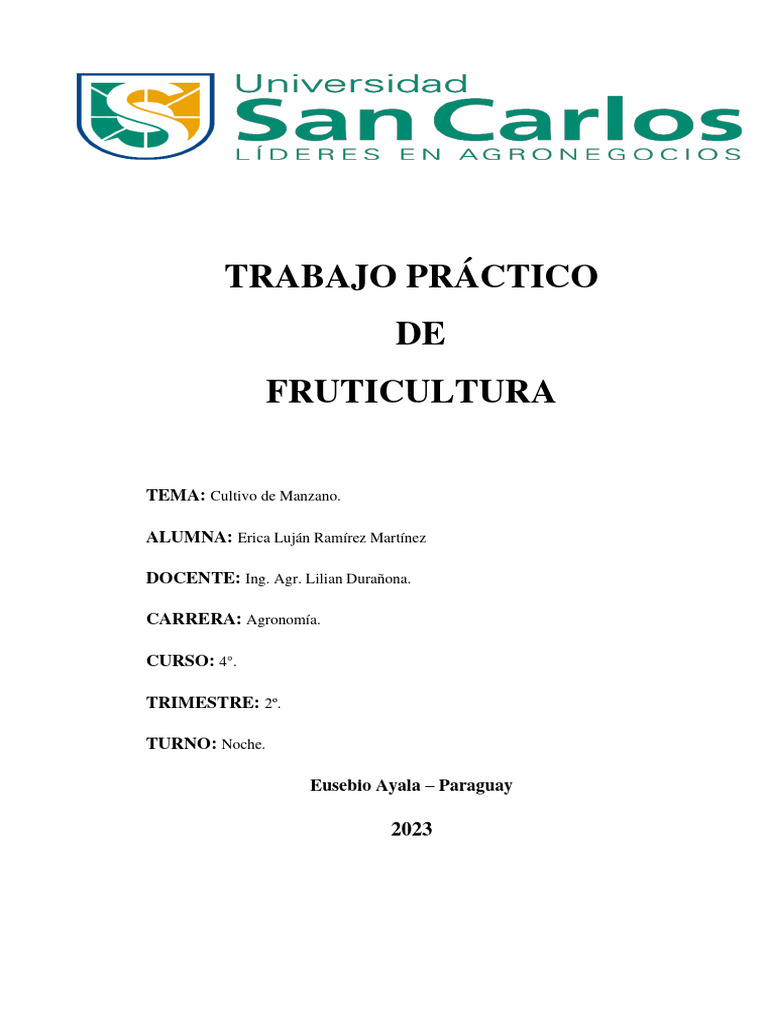 Ejemplo Format Oapa | PDF | manzana | Agricultura