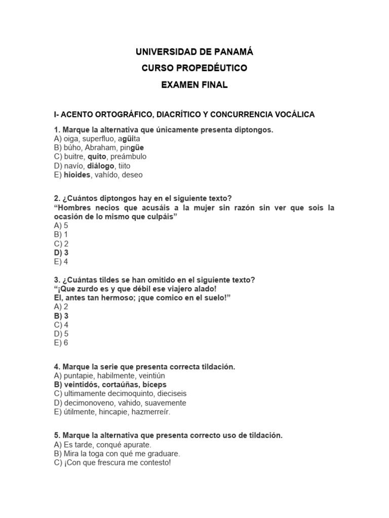 Examen Final-Curso Propedéutico | Descargar gratis PDF | Dom | Tierra Examen Final-Curso Propedéutico | Descargar gratis PDF | Dom | Tierra