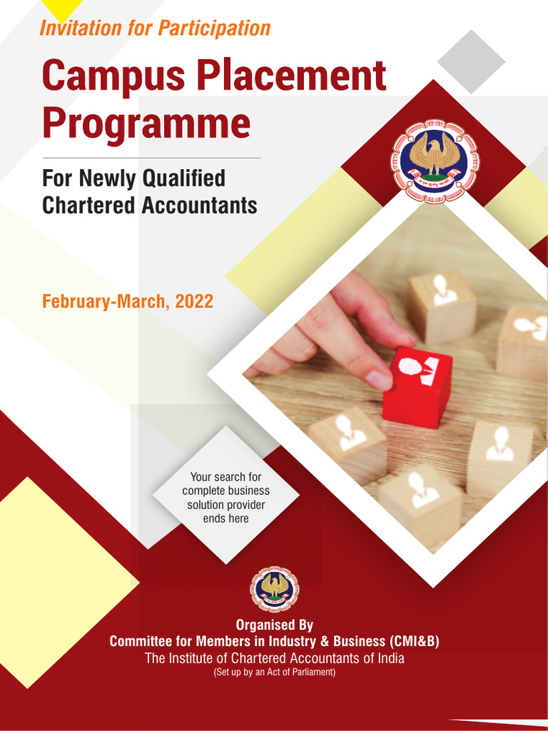 Brochure of Campus Placement Programme FM-22 | PDF | Business