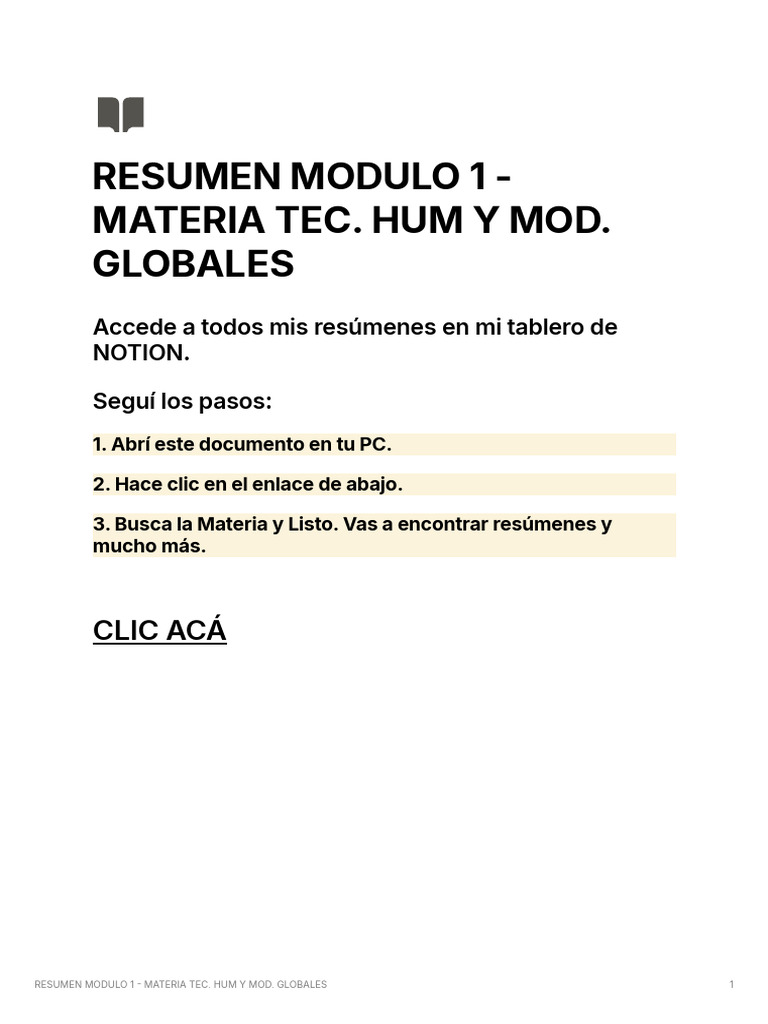 Tec Hum y Mod Globales m1 Completo | PDF | Inteligencia artificial ...
