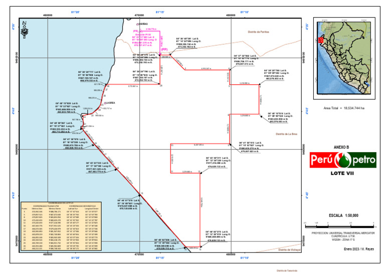 Mapa Lote VII | PDF | Cartografía | Geografía