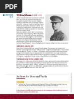 List of Poems by Wilfred Owen - Wikipedia | PDF