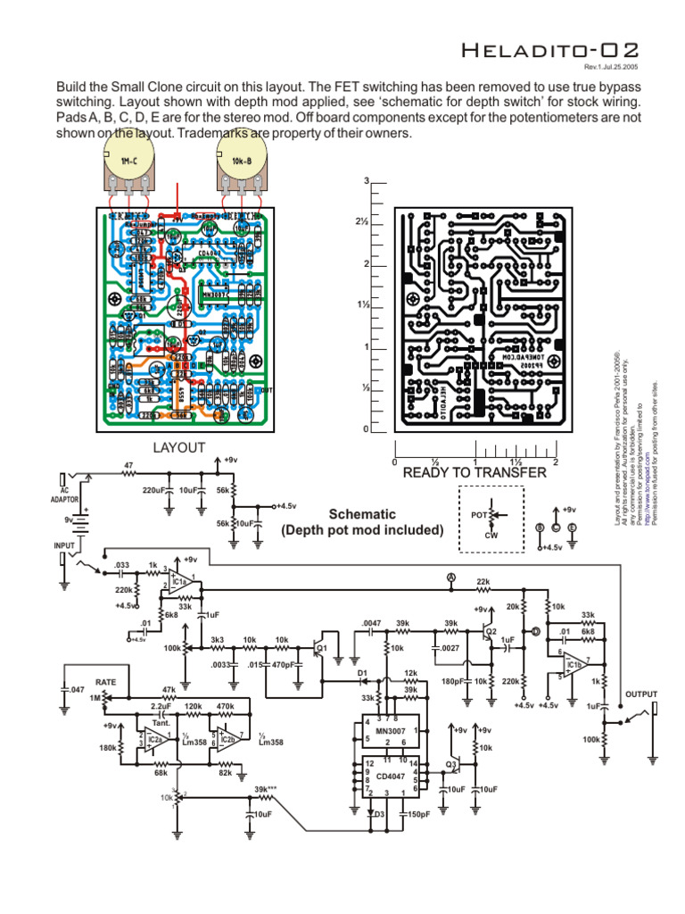 Tonepad Smallclone | PDF | Electrical Components | Computer Engineering