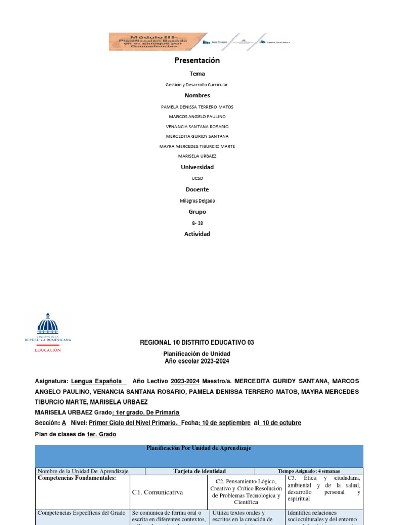 TII - Act.1 Corregida | PDF | Socialización | Salón de clases