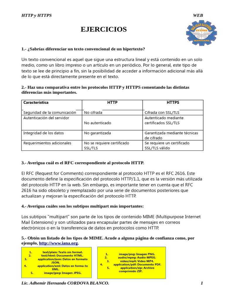 Ejercicios Http24 | PDF | Servidor HTTP Apache | Transport Layer Security