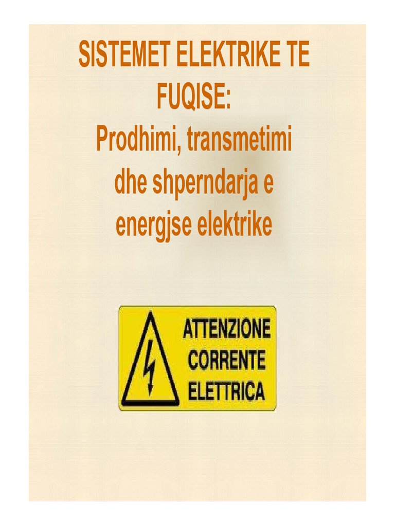 Prodhimi Dhe Transmetimi02042020 | PDF