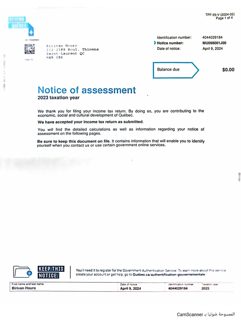 Income Certificate2023 | PDF