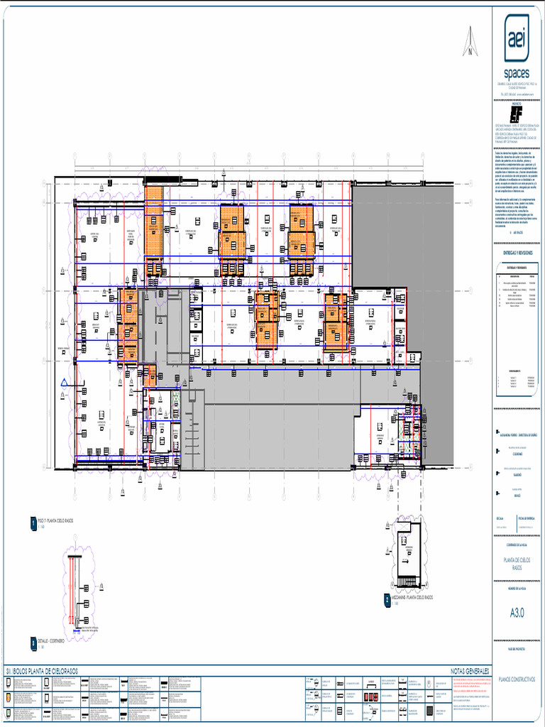 Ef Pan Aei Int-A3.0-Planta de Cielos Rasos | PDF