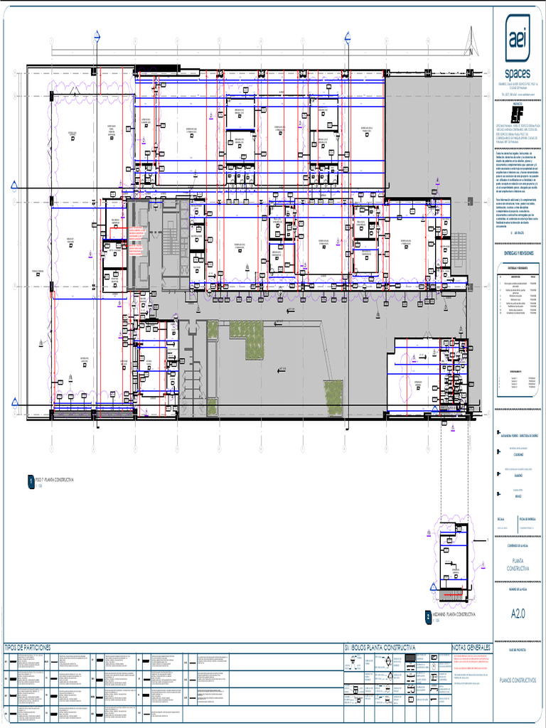 Ef Pan Aei Int-A2.0-Planta Constructiva | PDF