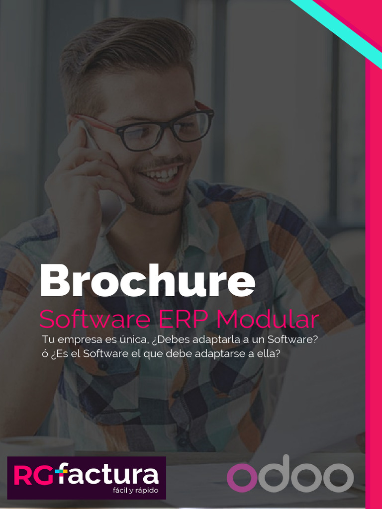 Brochure Odoo | PDF | Planificación de recursos empresariales | Software
