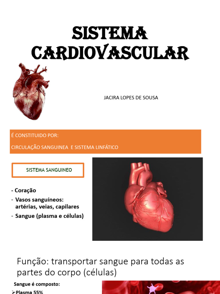 Sistema Cardiovascular. | PDF | Coração | Átrio (coração)