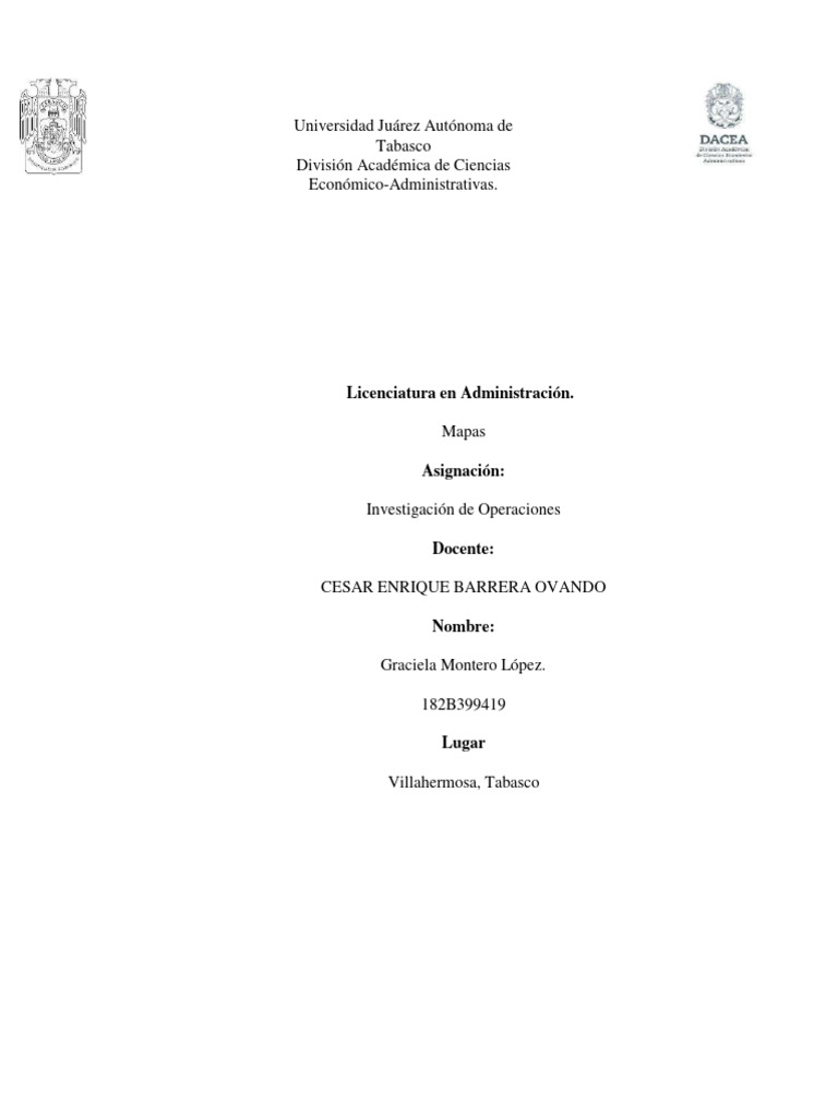 Montero Graciela-Mapas | Descargar gratis PDF | Presupuesto | Business