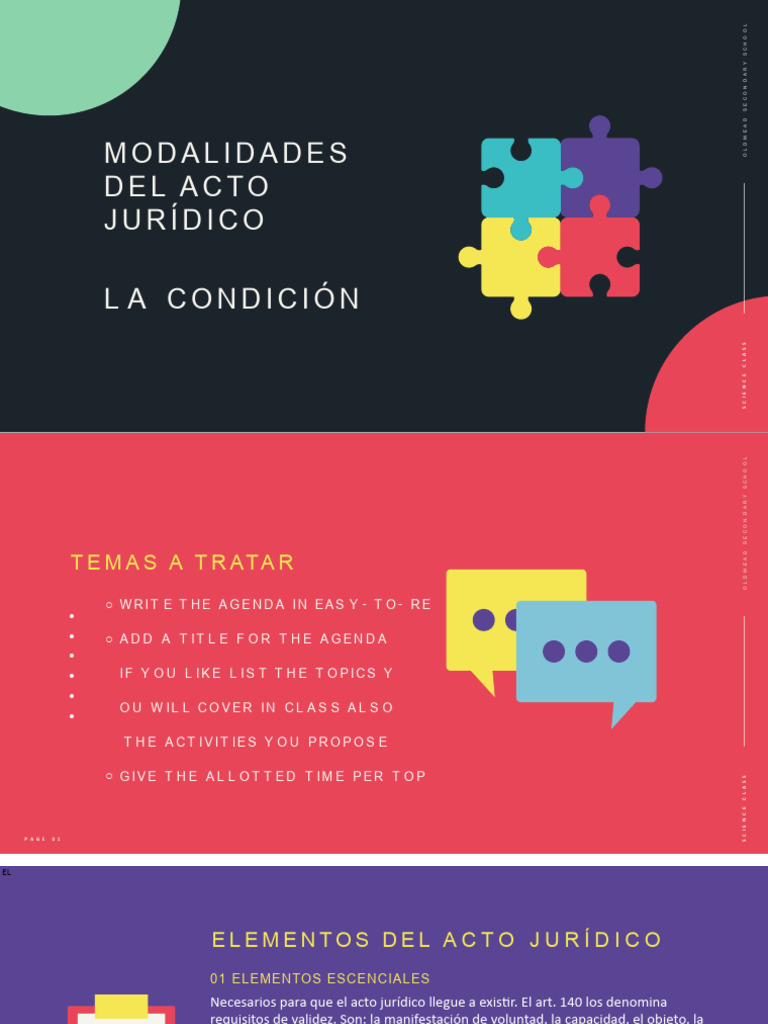 12. MODALIDADES DEL ACTO JURÍDICO - LA CONDICIÓN_1 | PDF | Justicia ...