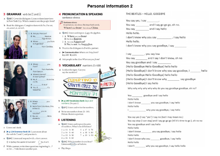 Personal Information 2 | PDF