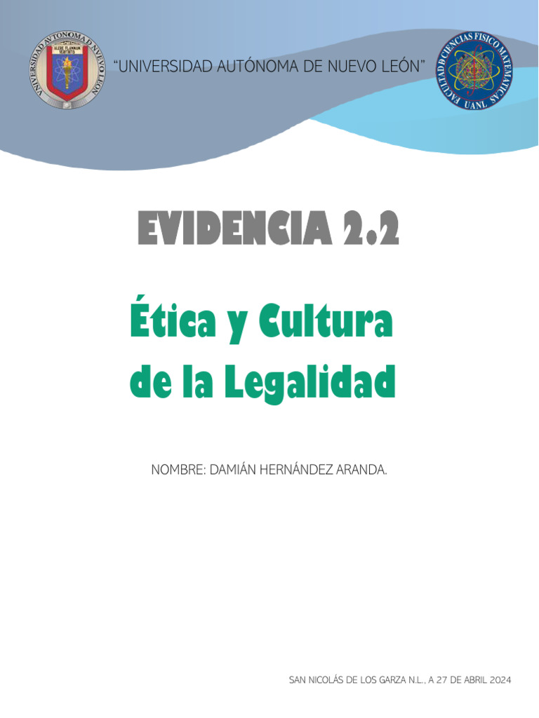 Etica y Cultura de La Legalidad EV.2.2 | PDF | Corrupción política | México