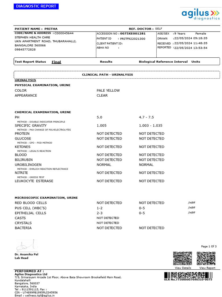CCWEB 0075XE001281 876023d | PDF | Urinary Tract Infection | Diseases And Disorders