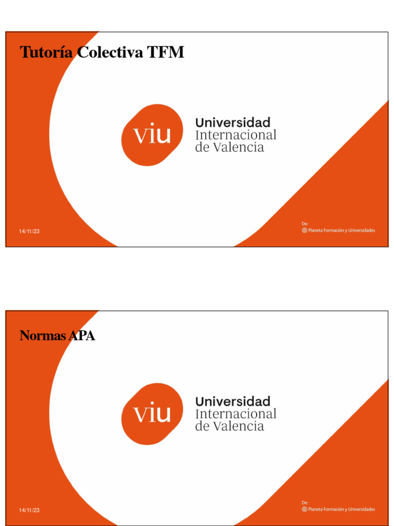 3-Presentacion - TFM - Normas APA - Yolanda Jiménez | PDF | Estilo apa | Bibliografía