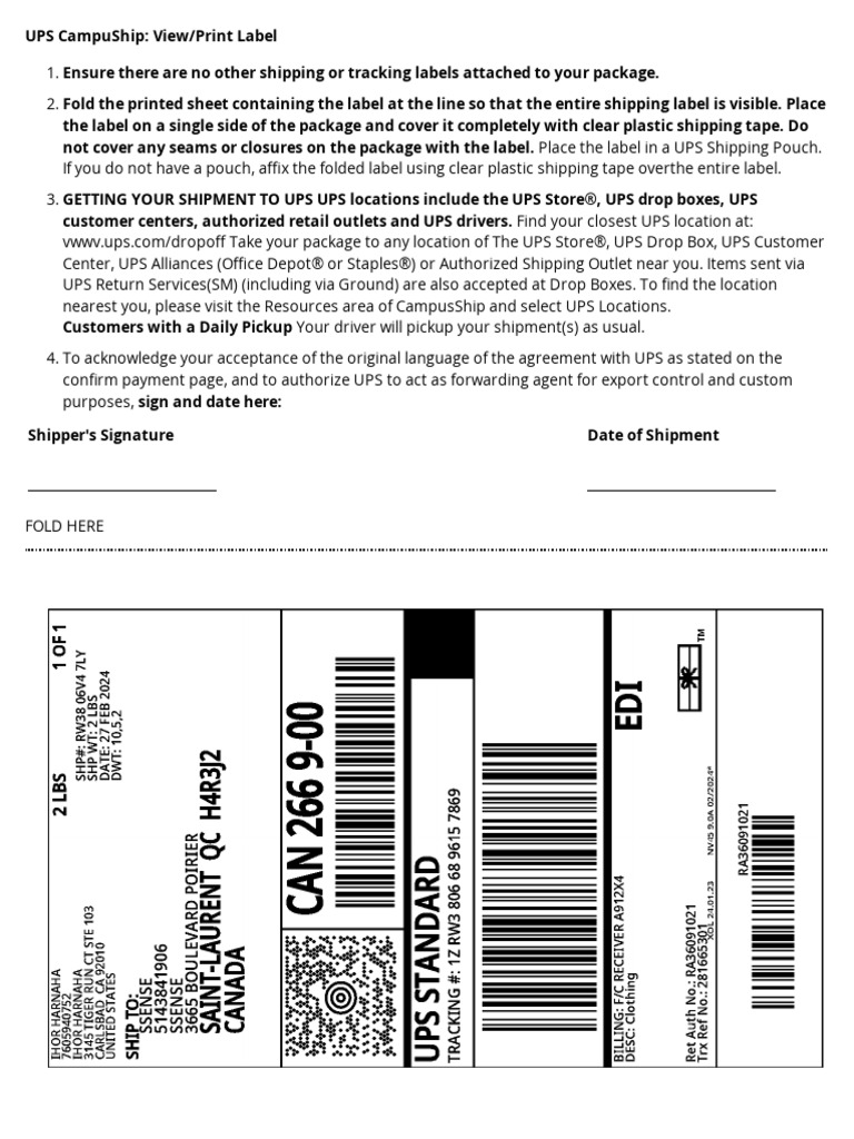 SSENSE Label URL | PDF | Business