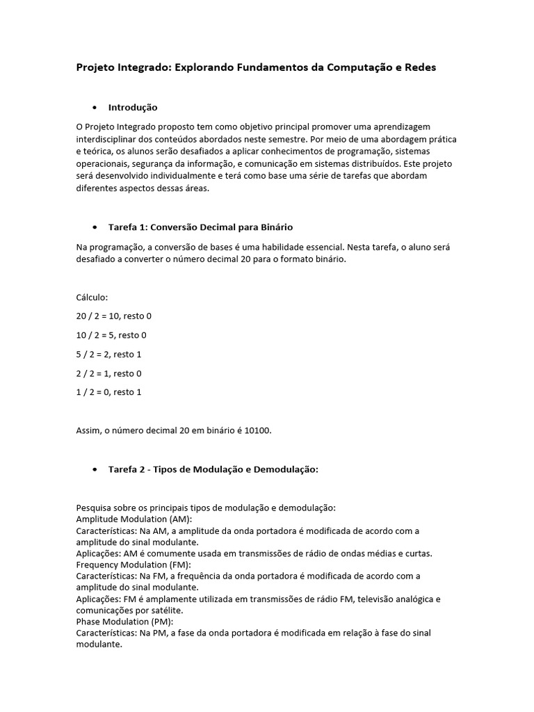 Portfolio Individual - Projeto Integrado III FINAL | PDF | Kernel (sistema operacional) | Rede ...