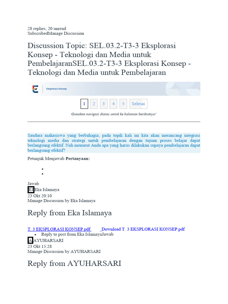 Aprilia Dwi Yustika - 2eksplorasi Konsep TBDPDP Topik 3 | PDF | Karier & Perkembangan