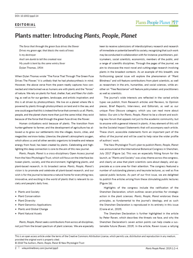 Plants Matter Introducing Plants People Planet | PDF | Science | Plants