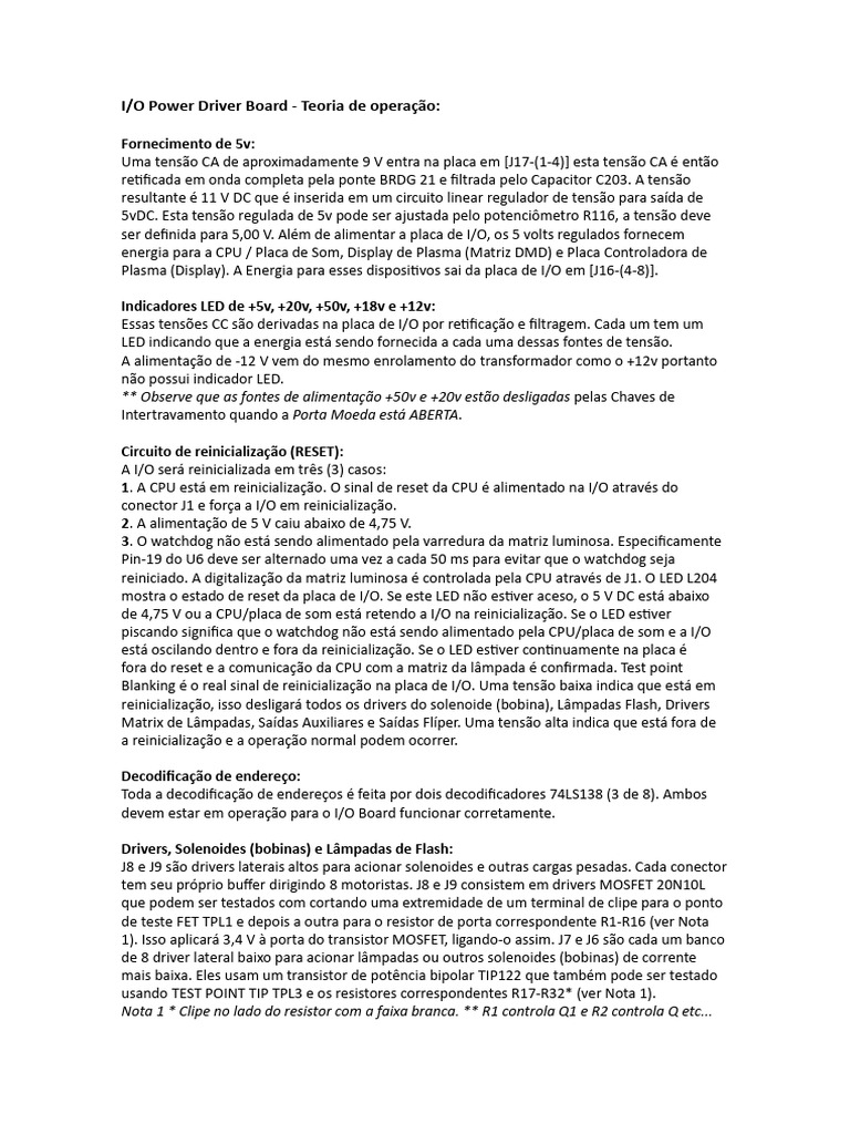 IO Power Driver - Teoria de Operação | PDF | Fonte de energia | Entrada ...