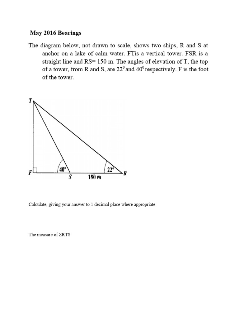 Trigonometry in Nautical Context | PDF