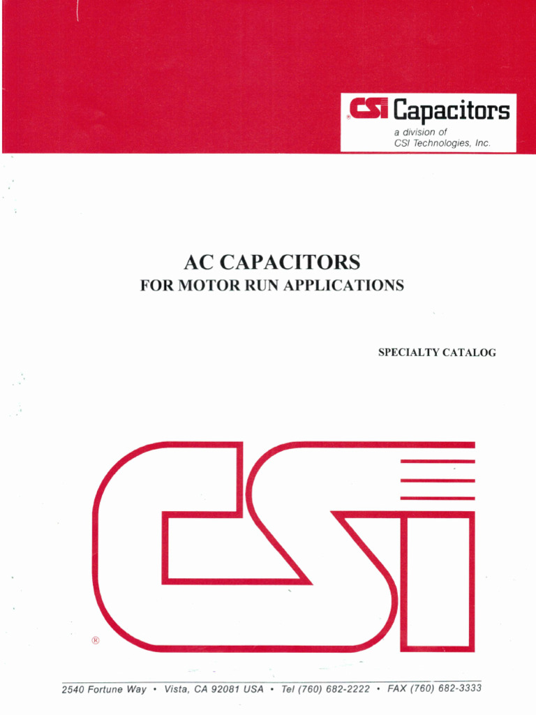 Csi Red Catalog | PDF