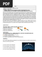 Lista de Exercicios A Lua Com Gabarito | PDF | Lua | Terra