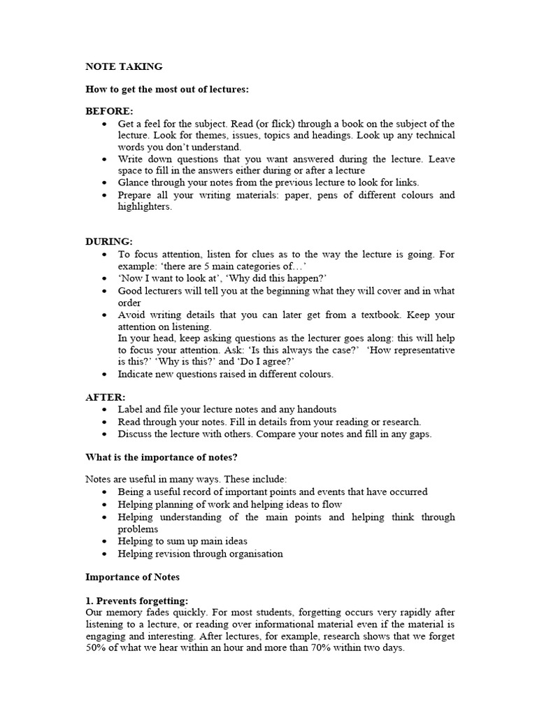 Module 4.listening and Lecture Comprehension 2 | PDF | Information ...